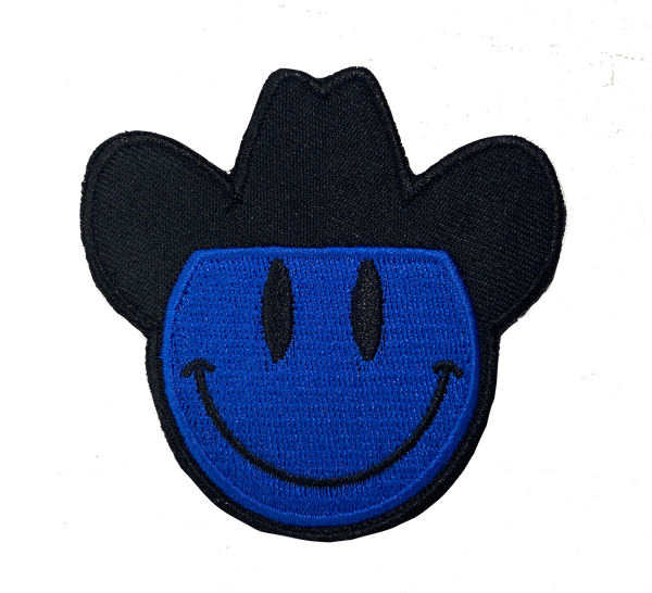 Blue Cowboy Logo Patch – Vinyl Ranch